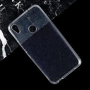 Shantime Infinix Hot 5 X559C Case, Soft TPU Back Cover Shockproof Silicone Bumper Anti-Fingerprints Full-Body Protective Case Cover for Infinix Hot 5 Lite (Transparent)