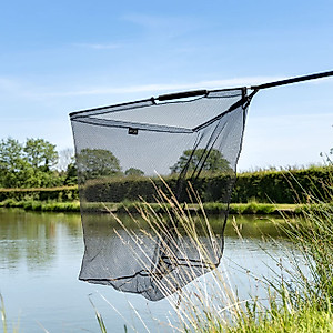 ATLAS 42 Inch Landing Net - Fishing Landing Net | 2-Part Carp Fishing Net | Carbon Handle Fishing Net | Long-Lasting Landing Net | Carp Fishing Accessories