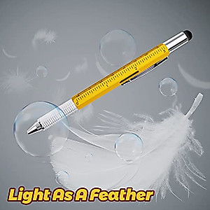 UMEINAC 5 Pack Multitool Pen Set, 7 in 1 Multitool Tech Tool Pen for Men, Construction Tools Gadget Stocking Stuffers Gifts for Dad Husband Father