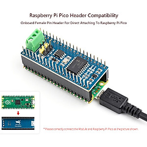 CAN Bus Module for Raspberry Pi Pico/Pico W, Enabling Long Range Communication Through SPI
