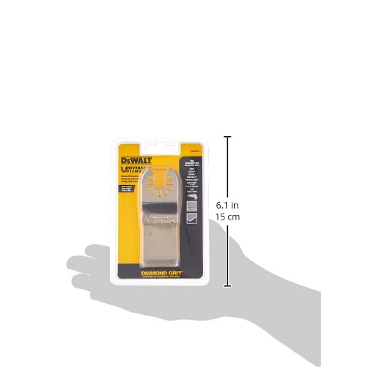 DEWALT Oscillating Tool Blade, Diamond Grit, Flush Cut (DWA4242)