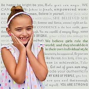 FROG SAC 4 Adjustable Braided Headbands for Girls, Rainbow Tie Dye Braid Hair Bands for Kids, Cute Girl Stretch Elastic Fashion Accessories for Children, Easter Basket Stocking Stuffers