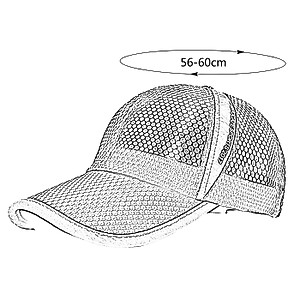 Sun Visor Hats for Men Lightweight Baseball Caps with Sun Protection