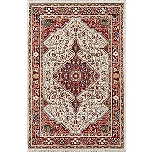 Momeni Lenox Area Rug, 7'6" X 9'6", Red
