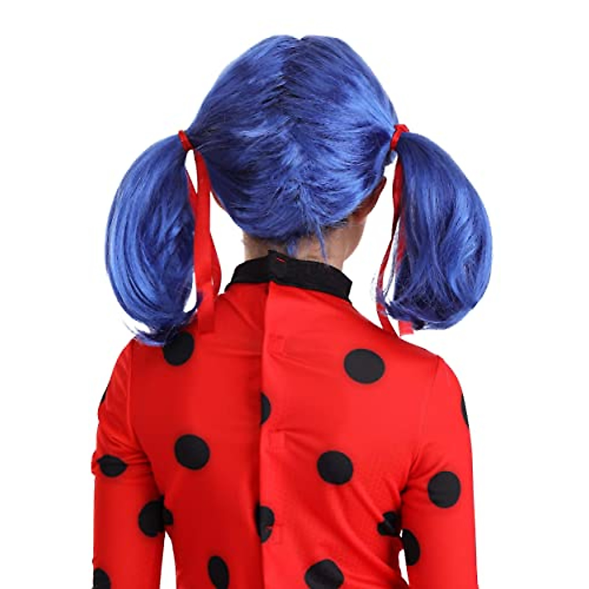 InSpirit Design Girl's Miraculous Ladybug Wig Standard, Blue,red
