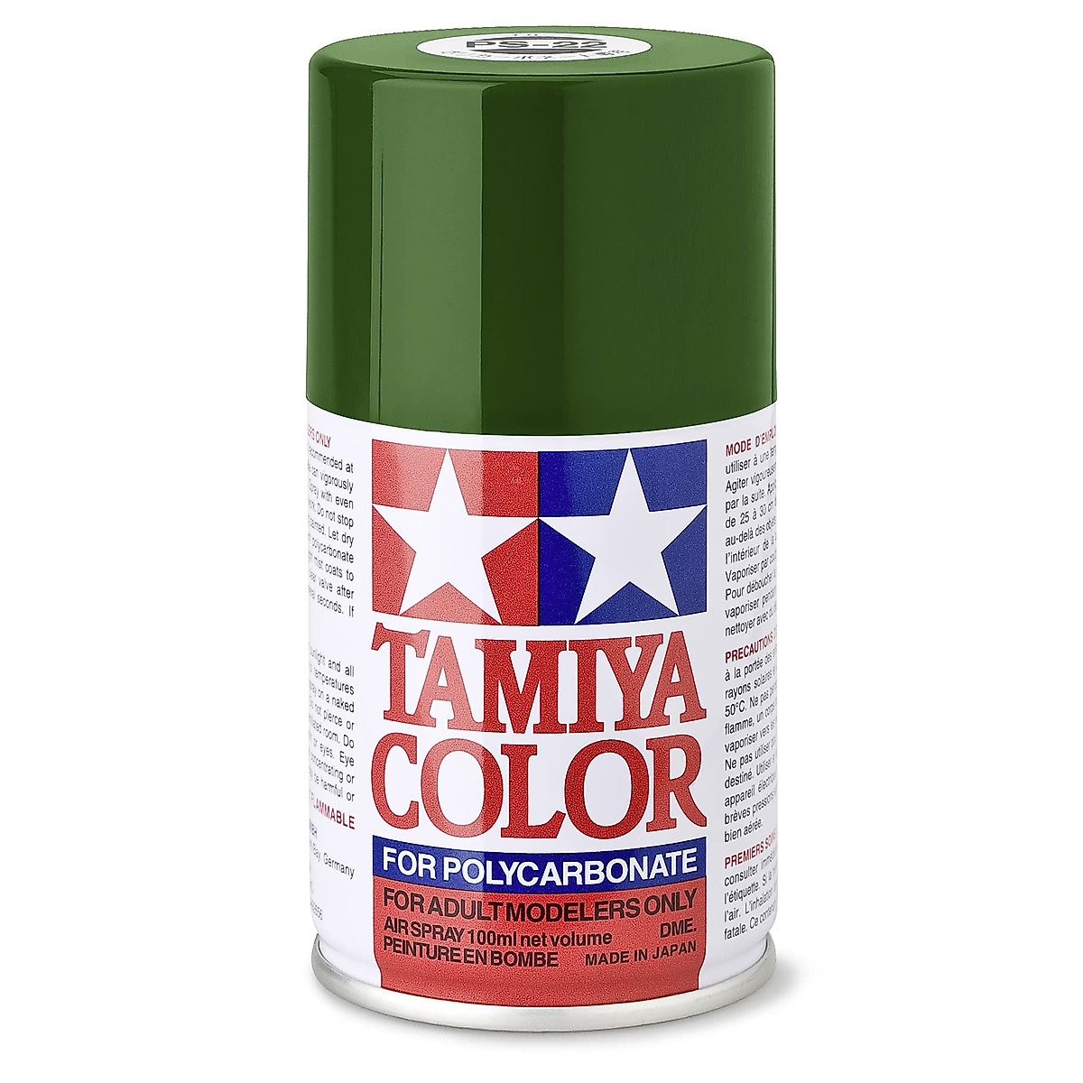 Tamiya 86022 PS-22 Racing Green Spray Paint, 100ml Spray Can