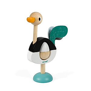 Janod Zigolos Wooden Ostrich Stacker Game - Ages 1+ - J08244