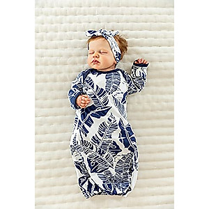 Baby Be Mine Mommy & Me Delivery Robe with matching Baby Receiving Gown & Hat Set (L/XL pre pregnancy 12-18, Serra)