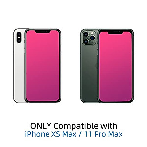 EGKimBa Privacy Screen Protector compatible with iPhone 11 Pro Max/iPhone XS Max, 6.5 inch Gradient Colorful Electroplated Anti-Spy Anti-Blue Light Easy Installation Tempered Glass