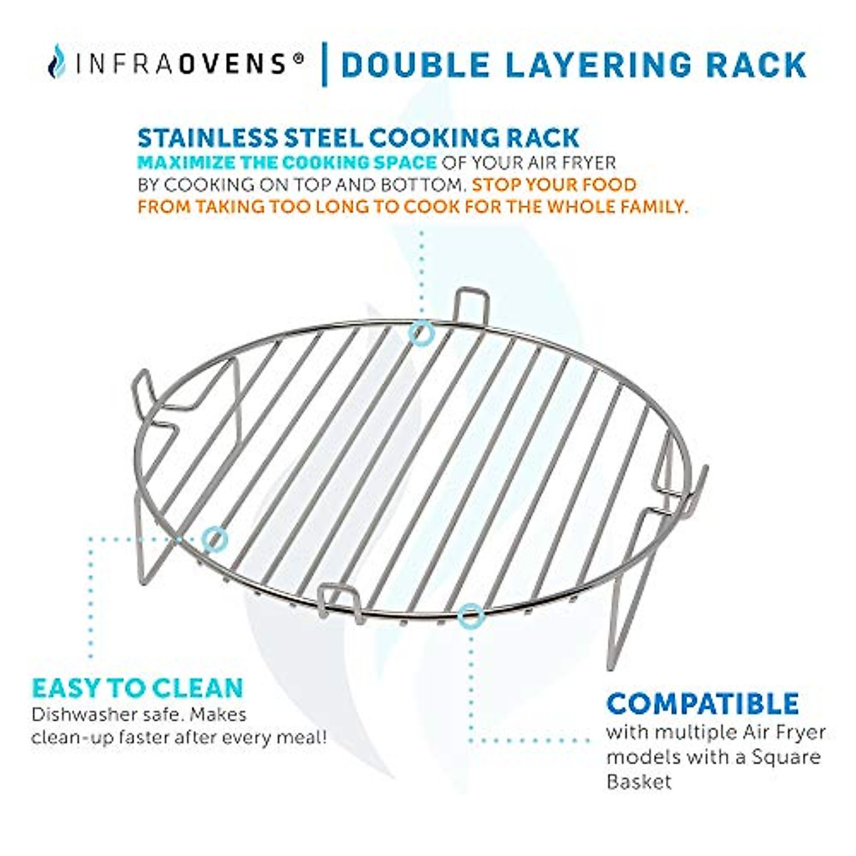 Air Fryer Accessories Compatible with Gourmia, Ninja, Ninja Foodi Accessories, Chefman XL, Gowise, Cozyna, Power + MORE - 7PCS Includes Magnetic Air Fryer Cheat Sheets, Air Fryer Liners, Grill Brush