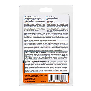 Epoxy Glue Adhesive C-POXY 30 by CECCORP (4.25 Oz Combined) – Medium Setting Cure, Clear Epoxy Glue, General Purpose, 30 Minute