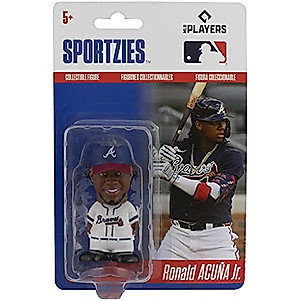 Maccabi Art Ronald Acuna Jr. Atlanta Braves MLB Sportzies Action Figure, 2.5" Tall