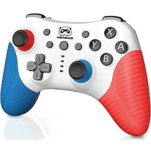 KENNEAS Wireless Pro Controller for Switch/Switch Lite, Switch Remote Gamepad with Wake-up, 3-Level Vibration, Turbo, Motion Control Function, 600mAh Battery Wireless Switch Controller