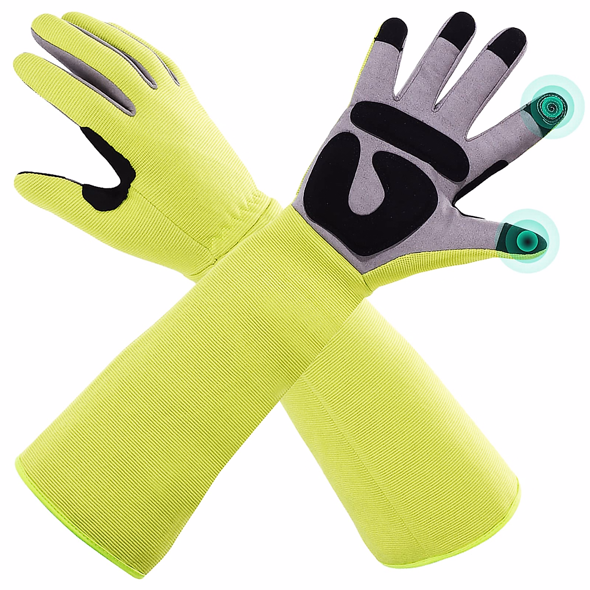 MEPEREZ 3-in-1 Gloves for Gardening, Farming & Cleaning, Stab-Proof, Non-Slip, Shock-Absorbing, Wear-Resistant, Comfortable, Breathable