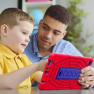 Grifobes for Samsung Galaxy Tab A7 Lite Case, 8.7 inch Shockproof Rugged Protective Cover with Stand for 2021 Tab A7 Lite 8.7" Tablet SM-T220/T225/T227U for Kids Boys Children(Red+Blue)