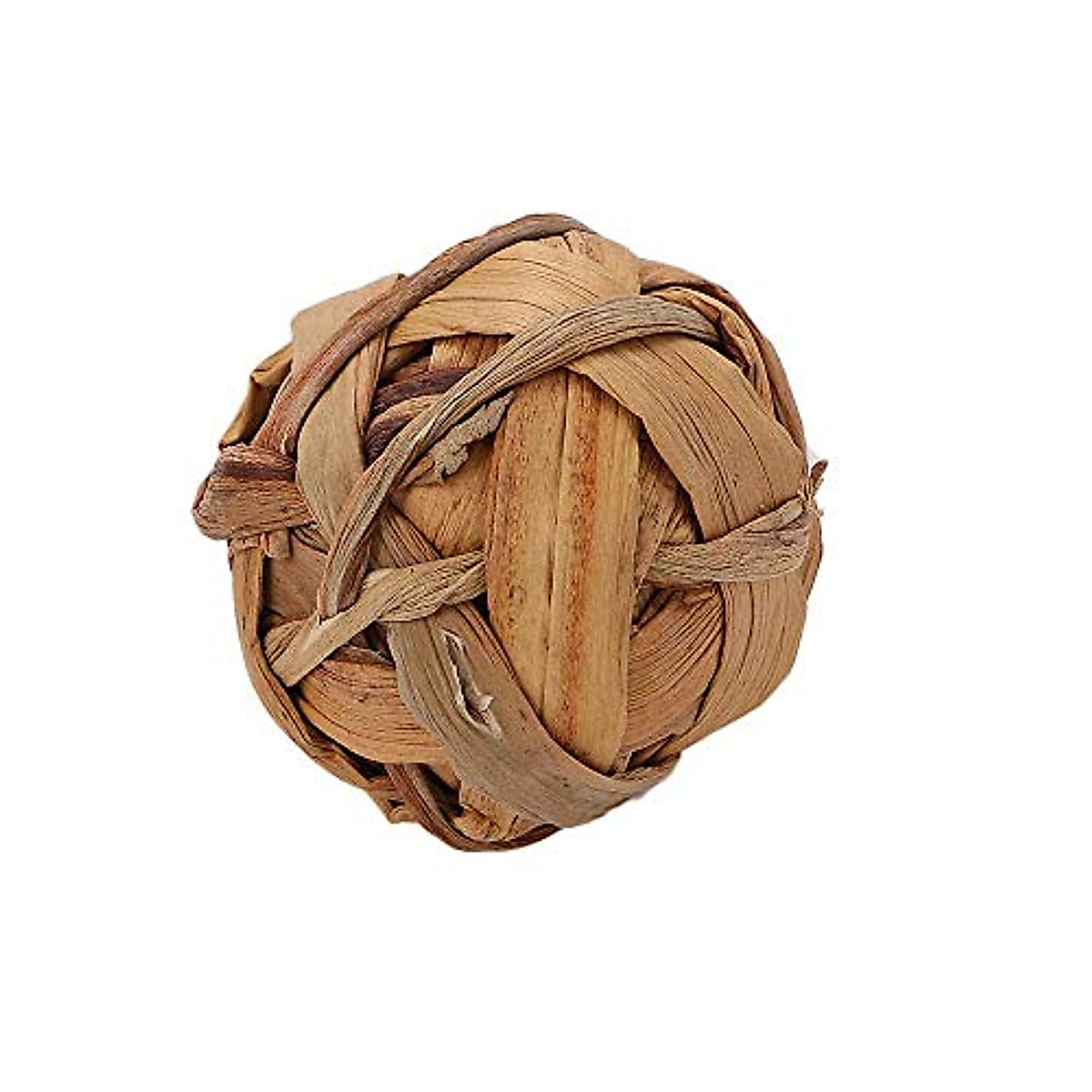 Small Animal Activity Toy, Pet Bird Play Rattan Balls Chew Toys for Chinchilla Guinea Pig Rats Rabbits Hamster Gerbil Degu Bunny(Water Hyacinth)