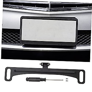 Milisten License Plate Mount 2pcs Mirror License Dash Backup Metal Bracket for Rearview Cam Accessory Automotive View Camera Mount Car Plate Rear Accessories Holder Reverse Dash Cam Mount