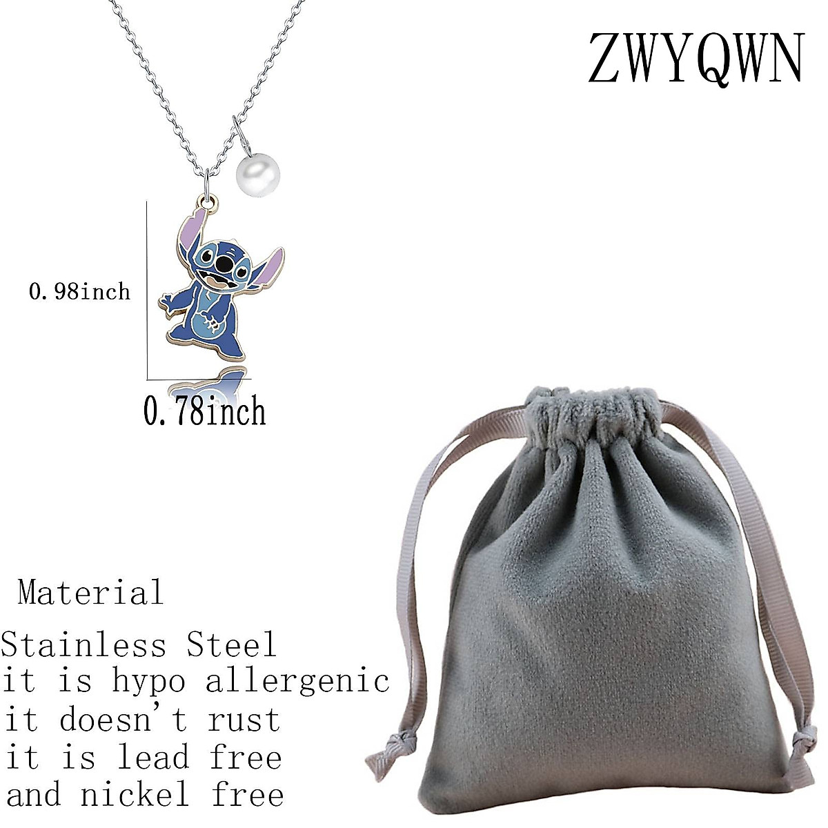 Ohana Family Earrings With Birthstone Ohana Jewelry for Women Family Friend Birthday Gifts for Friends Sister (necklace)