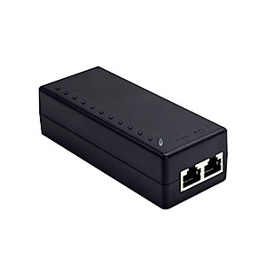 ThePoEstore 30W Gigabit PoE+ Injector,10/100/1000Mbps,PoE Injector Ethernet Adapter，Shielded RJ-45，IEEE 802.3af/at Compliant, up to 100 Meters (328 Feet), Plug & Play