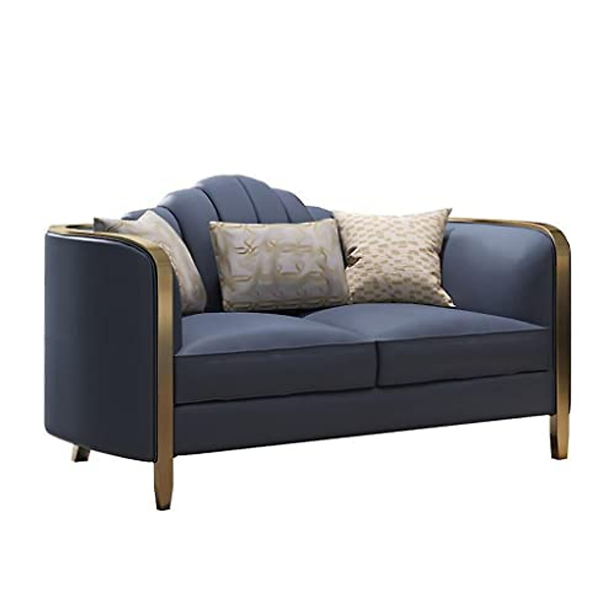 SLNFXC Home Furniture Bedroom Small Leisure Lazy Sofa Combination Living Room Leather Large Sofa