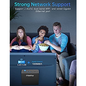 AWOW Mini PC Intel Celeron N4120 8GB RAM 256GB M.2 SSD, Mini Desktop Computer Support 4K UHD, Dual WiFi, HDMI, BT 4.2 for Business Home Office