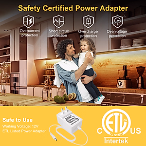 LAFULIT 10 PCS Under Cabinet Lights Kit, Stick on Lights, Flexible Led Strip Lights with Remote and Power Adapter, for Kitchen Cabinet Shelf Desk Counter Corner, 4000K Neutral White, 16.4ft