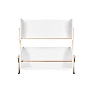 Babyletto Tally Storage Bookshelf in White and Washed Natural