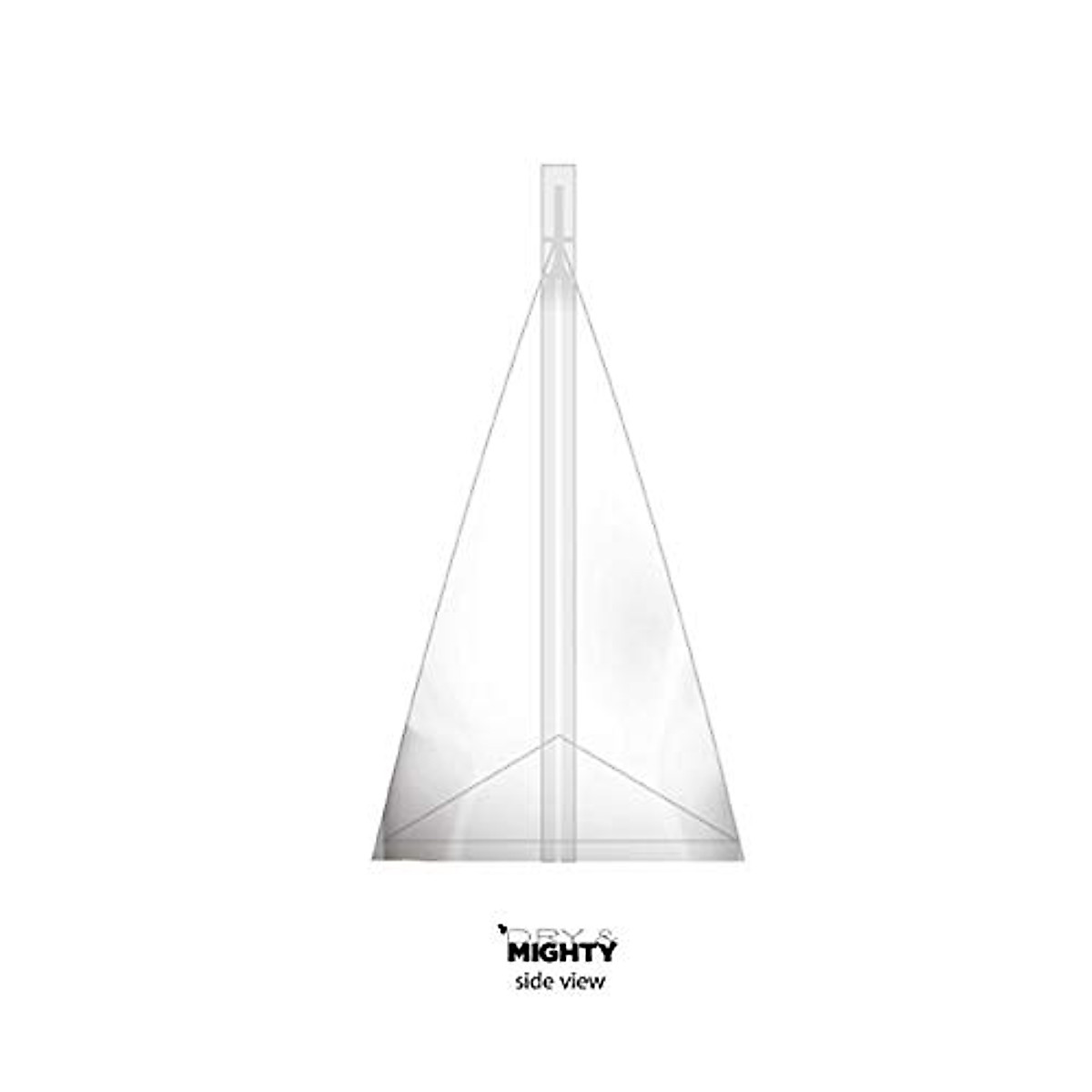 25 Pack Large Dry and Mighty Smell Proof Thick Storage Bags for Herbs, Cigars, Food