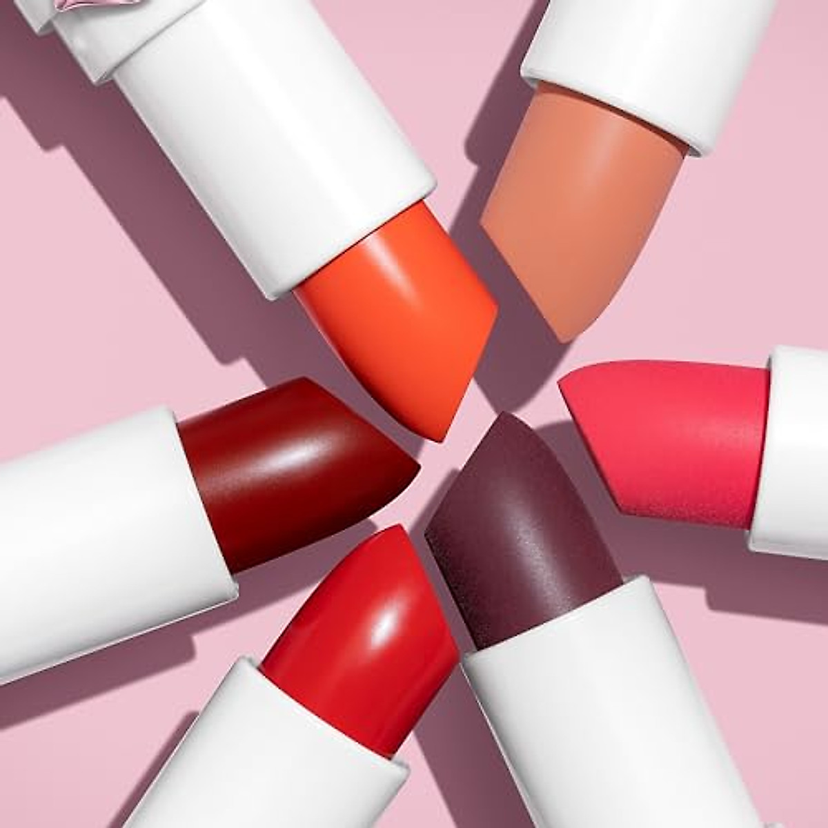 wet n wild Mega Last High-Shine Lipstick Lip Color, Infused with Seed Oils For a Nourishing High-Shine, Buildable & Blendable Creamy Color, Cruelty-Free & Vegan - Strawberry Lingerie