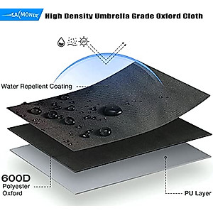 Rolling Cooler Cart Cover, High Density Waterproof 80 Qt Patio Cooler Cover, W34*D19*H31 Inch, Black