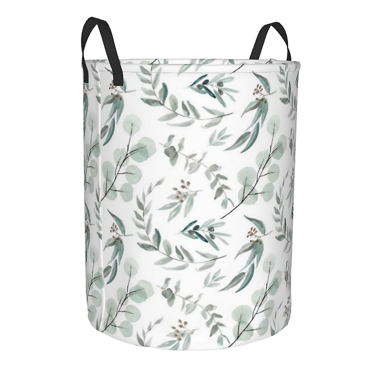 Laundry Basket Eucalyptus Collapsible Laundry Hamper Lightweight Storage Bin for Bedroom Bathroom Toys Organizer Nursery Medium