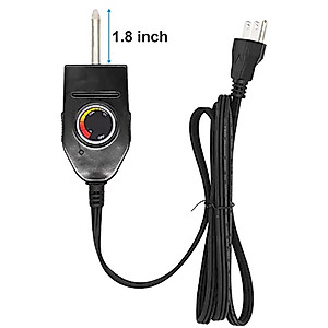 Adjustable Controller Thermostat Probe Cord for Most Outdoor Cooking Electric Smokers and Grills Heating Element