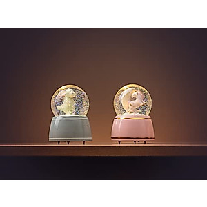 Stephen Joseph, Unicorn Snow Globe, Blows Shimmer and Lights Up, Nursery, Birthday, Kids Snow Globe