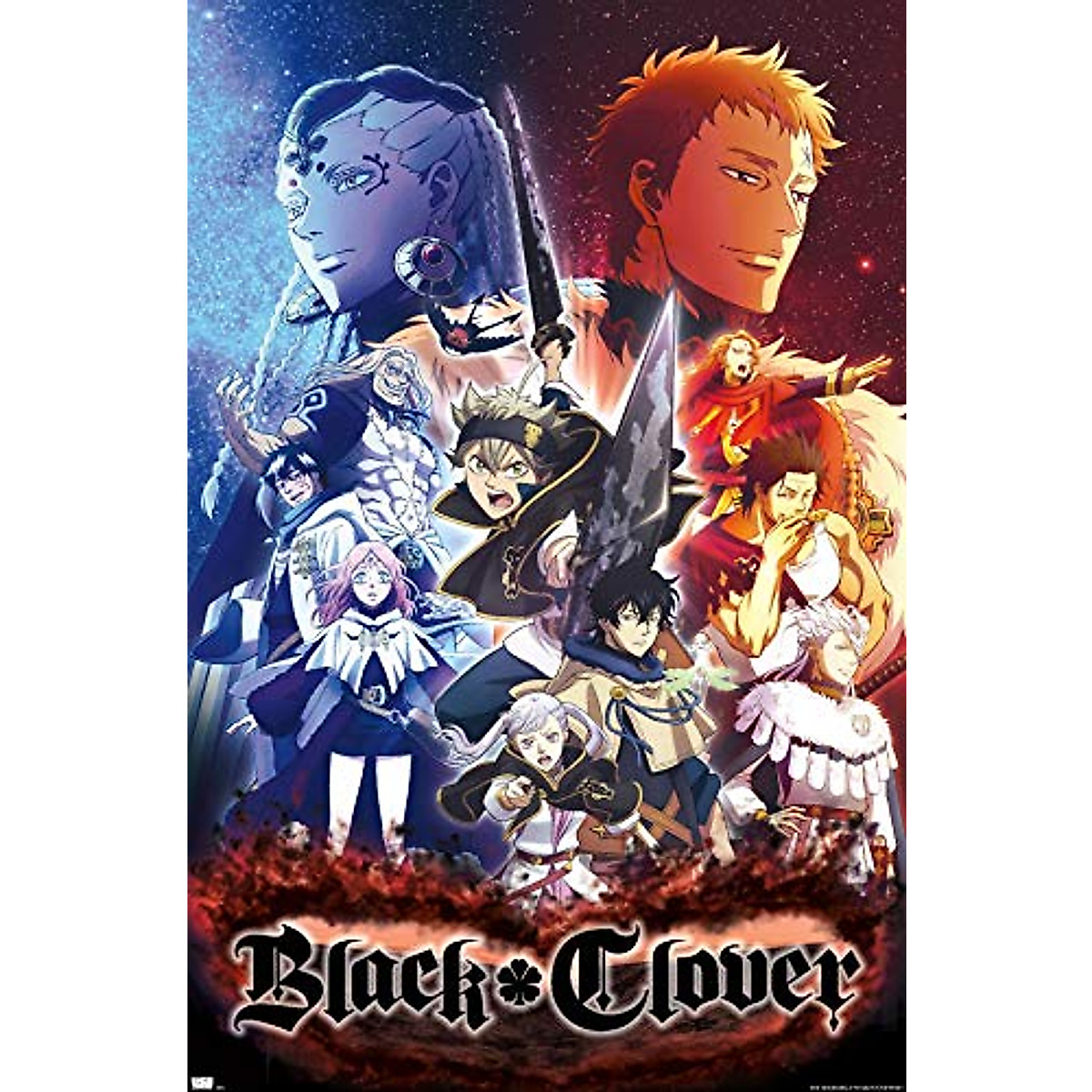 Trends International Black Clover - One Sheet Wall Poster, 22.375" x 34", Unframed Version