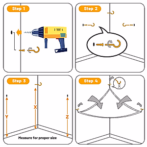 ROPECUBE Hanging Stuffed Animal Hammock, Handmade Stuffed Animal Storage Organizer With Boho Macrame Style, Corner Plush Toys Storage Organizer for Nursery Kid Room Playroom
