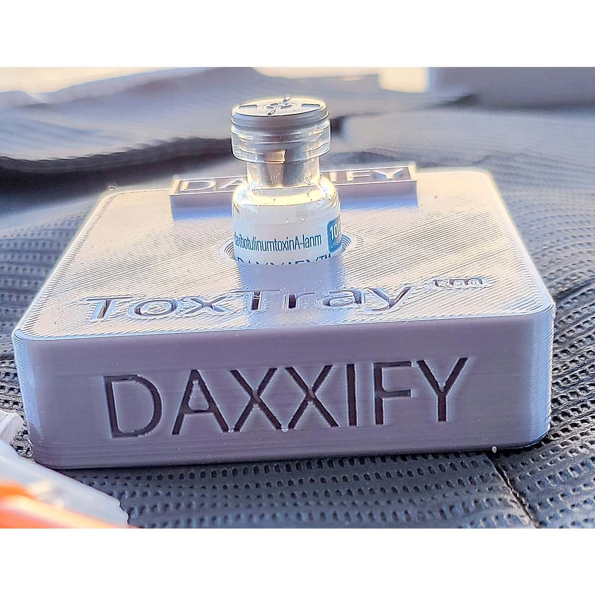 ToxTray Tower 3D Printed Spill-Resistant Vial Holder for Botox, Xeomin, Dysport, Jeuveau, Daxxify Space-Saving for MedSpa Professionals - Ideal Gift for Nurses, NPS & PAs - Saves Money (Daxxify)