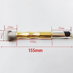 Gralara Elbow 90 Degree Handpiece Kit Rotary Polishing Machine Electric Grinding Pen Flexible Multipurpose for Cutting Engraving Polishing, Aureate
