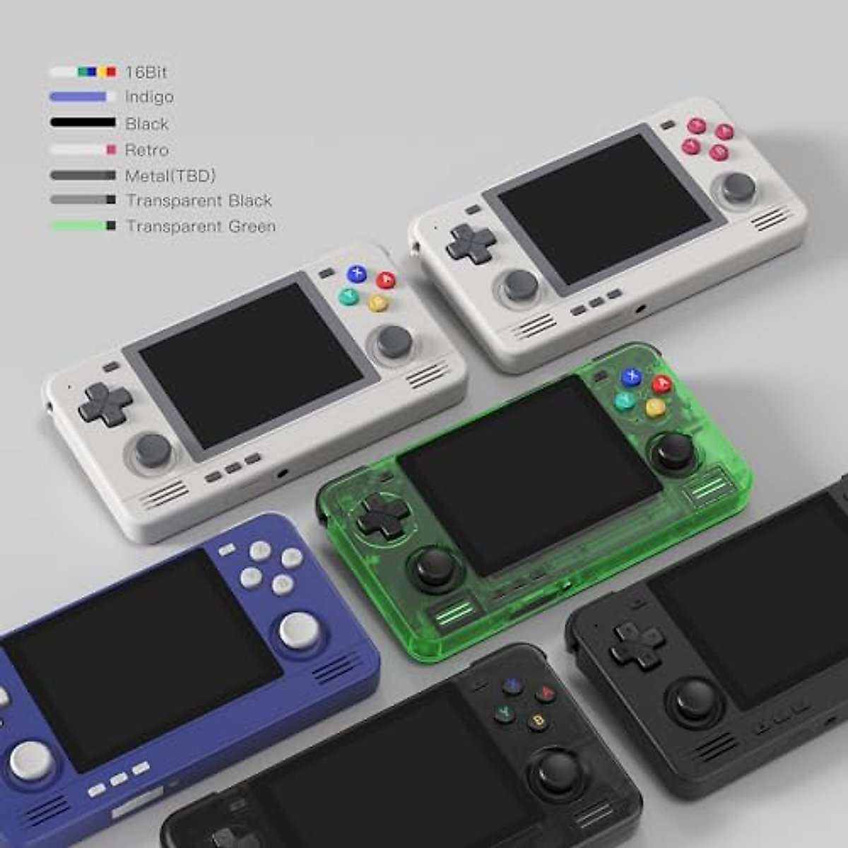 Retroid Pocket 2S Retro Game Handheld - Android Console with Multiple Emulators, 3.5 Inch Display, 4000mAh Battery, Classic 16Bit Games (4+128GB)