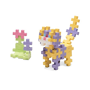 PLUS PLUS – Open Play Set – 150 Piece Pastel Color Mix – Construction Building STEM | STEAM Toy, Interlocking Mini Puzzle Blocks for Kids