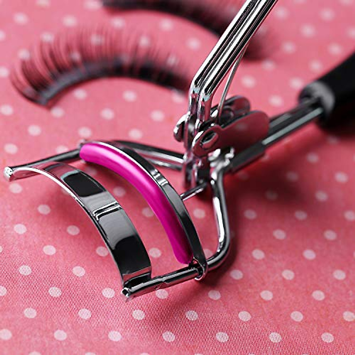 Curler Refills Eyelash Curler Refill Pads Silicone Rubber Curler Replacement Refills Pads for Universal Eyelash Curler with a Clear Storage Box (30 Pieces, Multi Color)