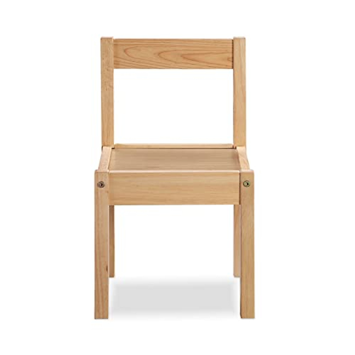 Olive & Opie Gibson 3-Piece Dry Erase Kids Table & Chair Set, Natural