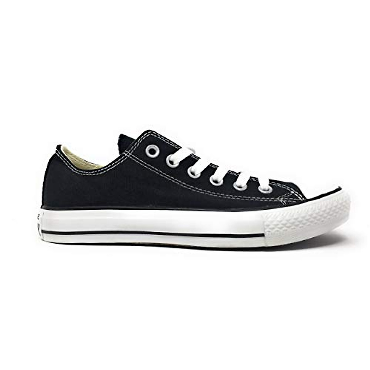 Converse Chuck Taylor All Star Low Top, Black/White, 10.5 Women/8.5 Men