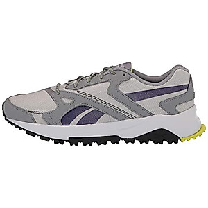 Reebok women's Lavante Terrain Running Shoe, Pure Grey/Yellow Flare, 8.5 US