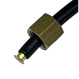 Sellerocity Brand Kit Air Compressor Tube Unloader Hose 40" Compatible With Emglo Jenny 610-1091 Dewalt A12463 Contains Nut & Ferrule With Inserts