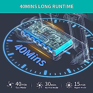 Belife Cordless Vacuum Cleaner, 2 Battery Stick Vacuum with Max 80mins Runtime,