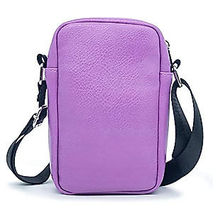 Disney Bag, Cross Body, Pixar, Up, Grape Soda Bottle Cap Logo, Purple, Vegan Leather