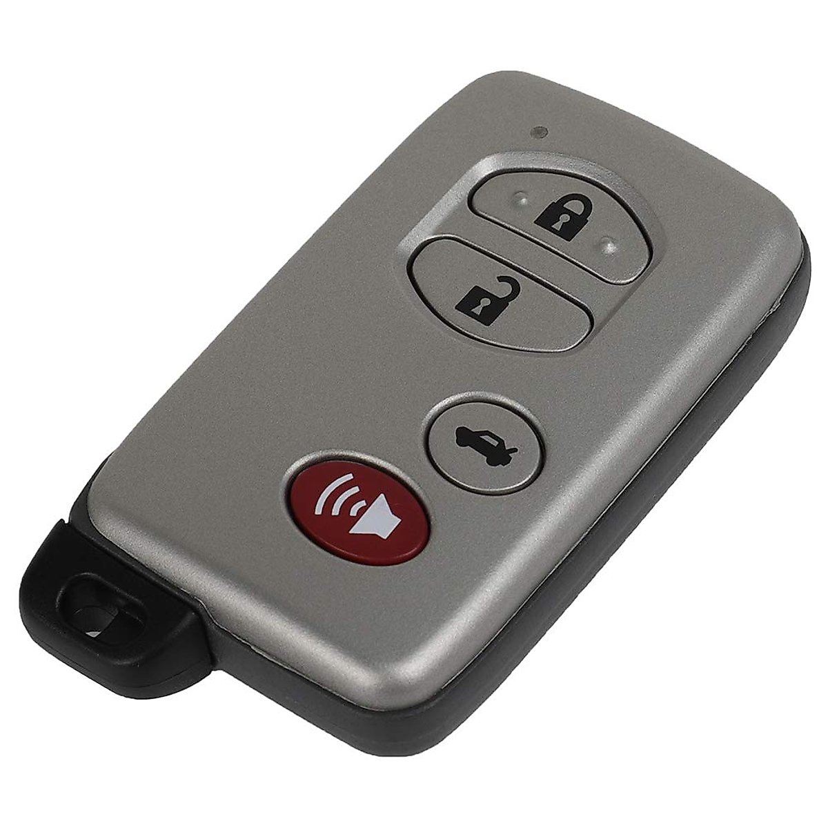 ZENITHIKE Replacement Keyless Entry for Smart Proximity Remote Key Fob 4-Buttons Key Uncut Blade Replacement for Toyota Avalon/for Toyota Camry 89904-06041 HYQ14AAB 271451-0140 Set of 1 Ship from USA
