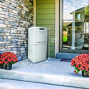 Danby DPG37G Parcel Guard Smart Mailbox - Motion-Activated Camera & Tamper Alarm, Anti-Theft Drop Slot |Wi-Fi & Smart App Enabled |Protects Parcels from Porch Pirates & Weather Damage