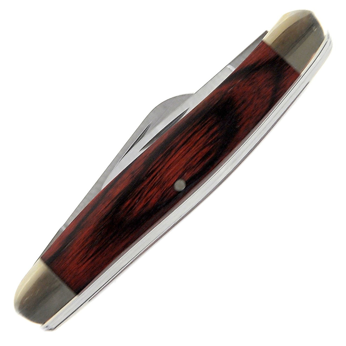 Bear & Son 247R Rosewood Three-Blade Large Stockman Slip Joint Knife, 3 7/8-Inch