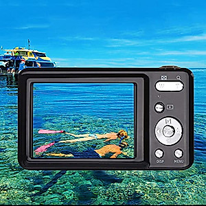 Fiudx Digital Camera 2.7-inch Ultra-high Definition Compact Digital Camera 48million Pixe-l Camera Self Timer Anti-Shake HD Camera Ideal Gift